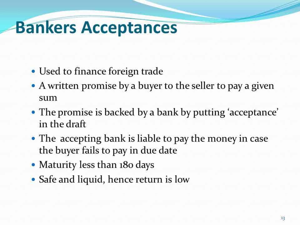 Acceptance (acc.) | Financial Dictionary | Traders Paradise